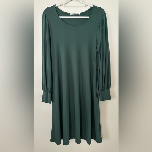 Peruvian Connection | Dresses | Peruvian Connection Green Midi Dress ...